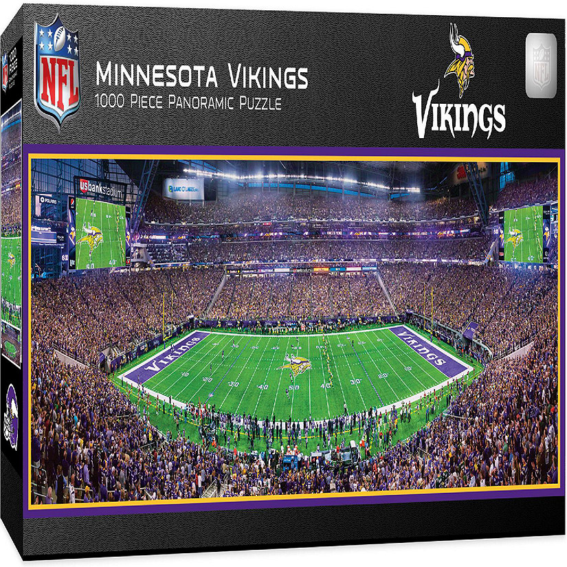 Minnesota Vikings - 1000 Piece Panoramic Jigsaw Puzzle | Oriental Trading