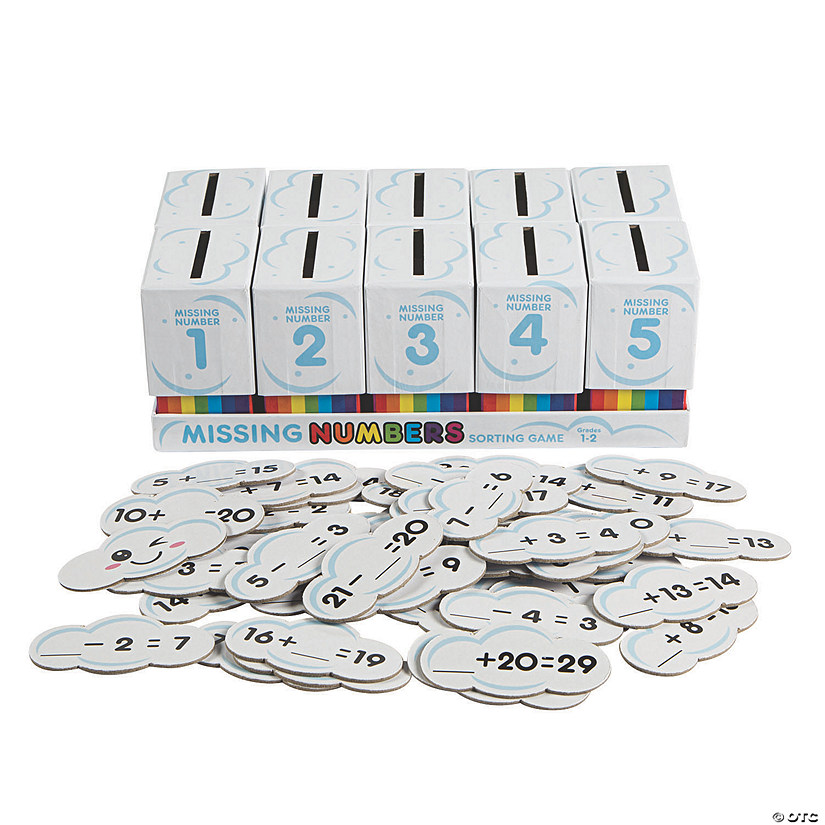Missing Number Sorting Boxes – Grades 1-2 - Discontinued