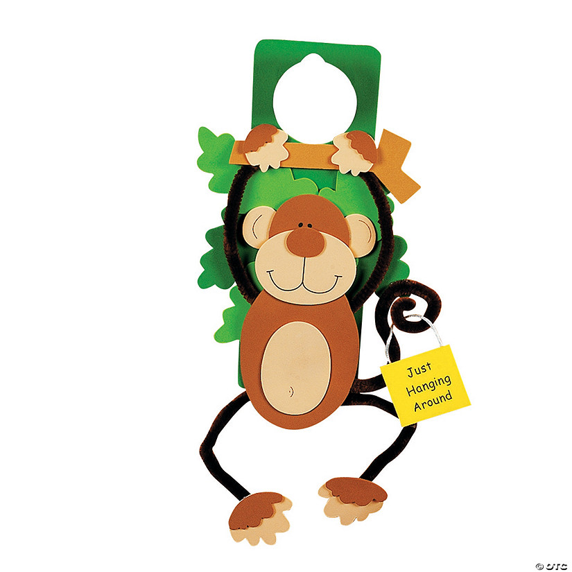 Monkey Doorknob Hanger Craft Kit - Discontinued
