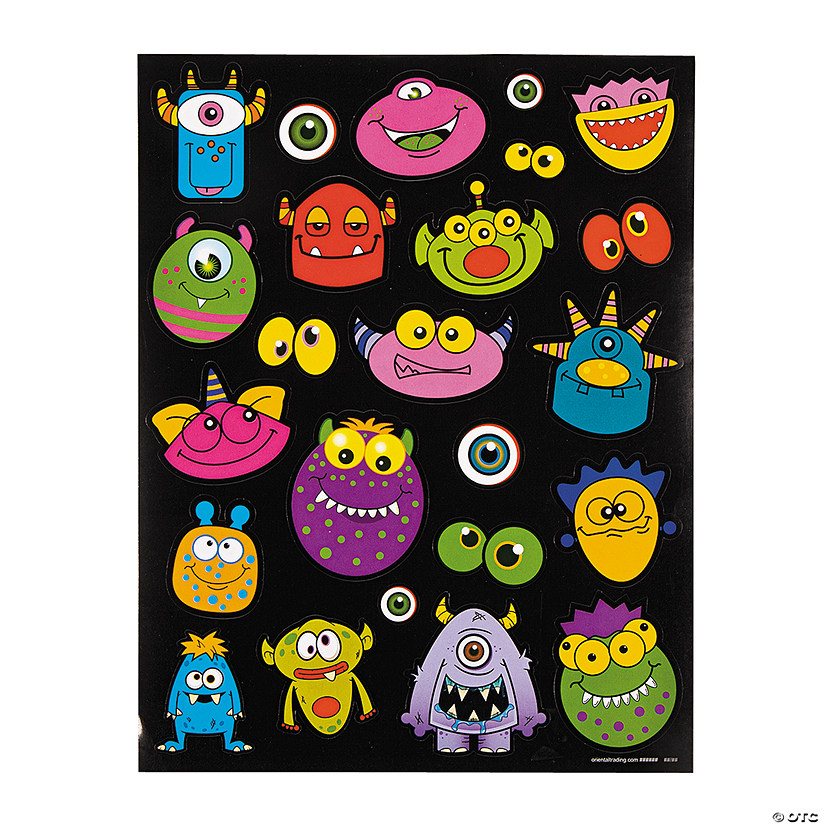 Monster Stickers | Oriental Trading