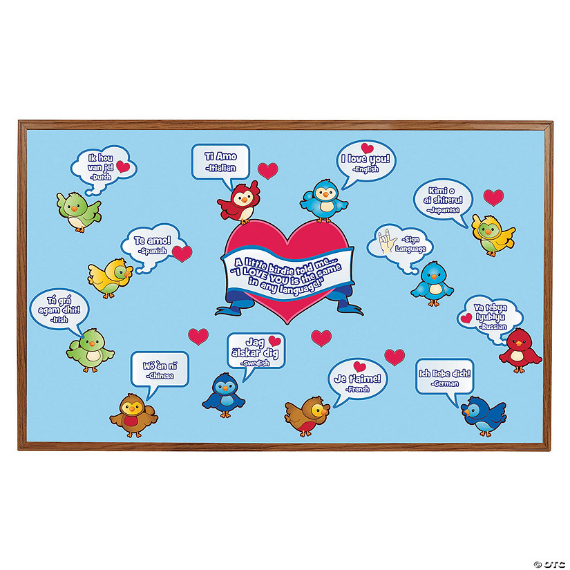 Multicultural Valentine Bulletin Board Cutouts - Discontinued
