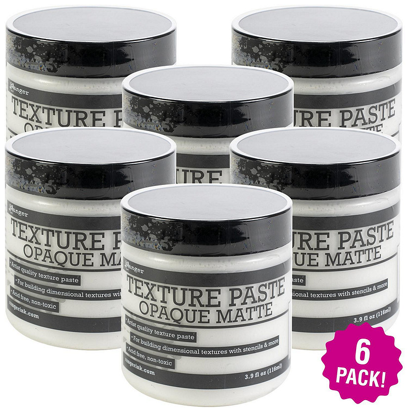 Multipack of 6 - Ranger Texture Paste 4oz-Opaque | Oriental Trading