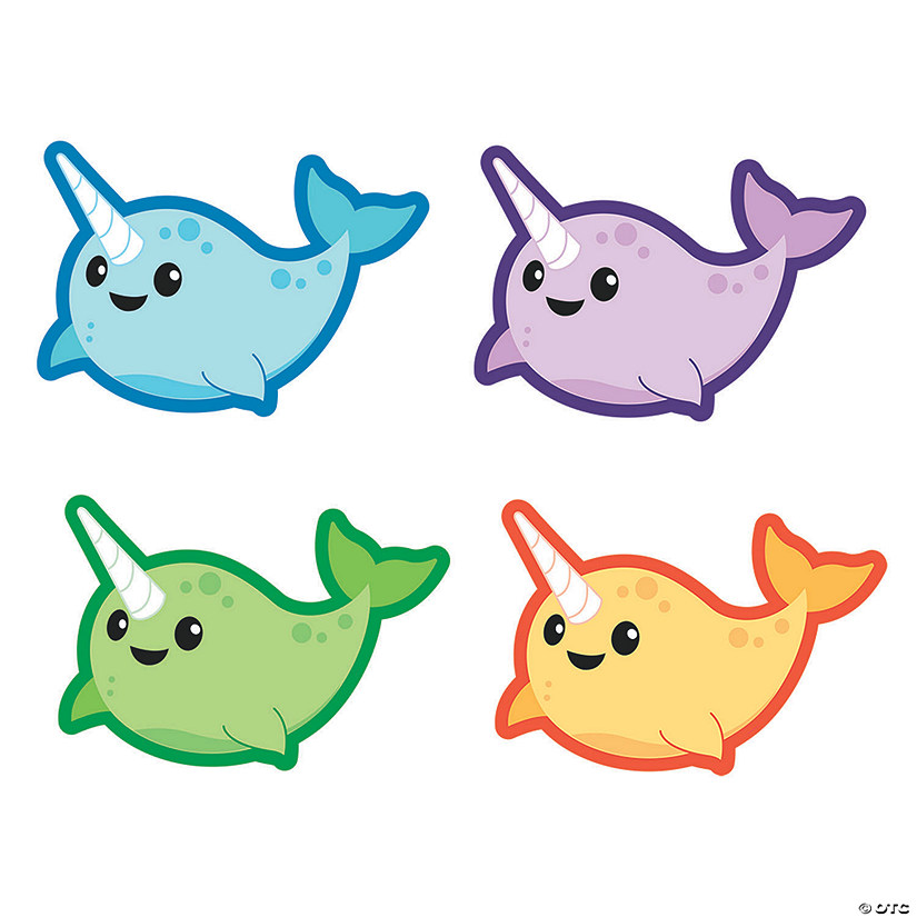 Narwhal Bulletin Board Cutouts - Discontinued
