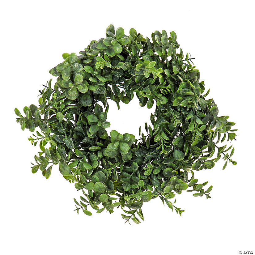 National Tree Company 16" Spring Button Leaf Table Wreath | Oriental ...