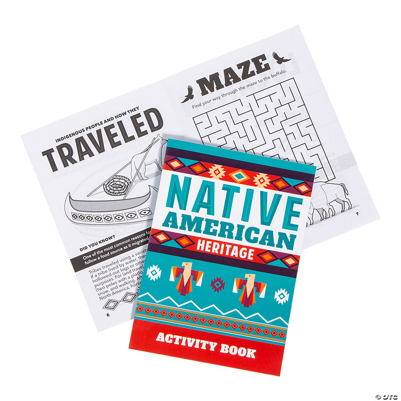 Native American Heritage Activity Books - 12 Pc. | Oriental Trading