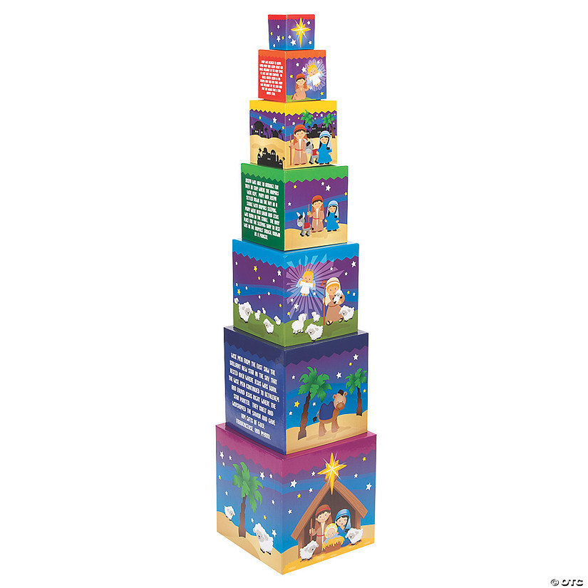 Nativity Nesting & Stacking Boxes - Less Than Perfect - Discontinued