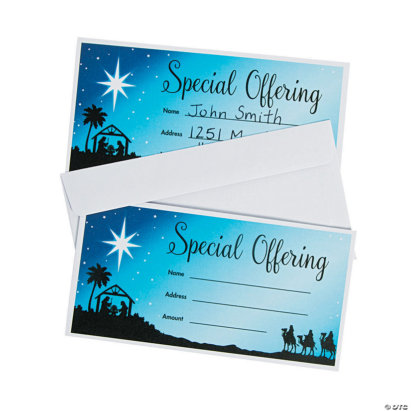 Nativity Offering Envelopes - Discontinued