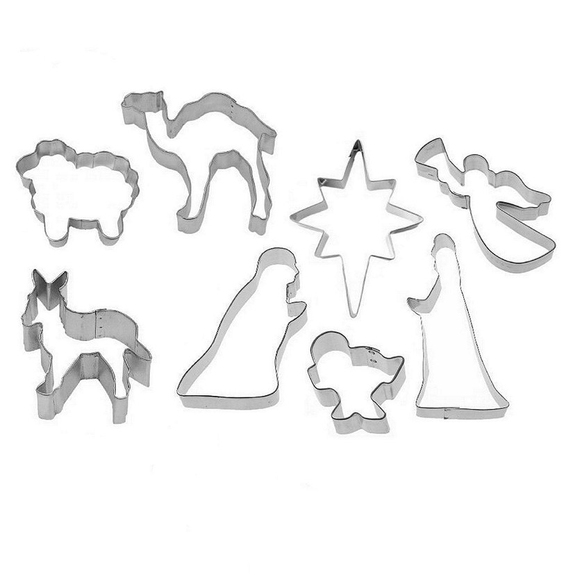 Nativity Scene 8 Piece Cookie Cutter Set