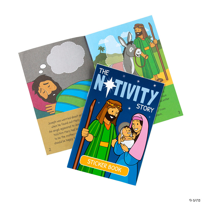 Nativity Story Sticker Books - 12 Pc.