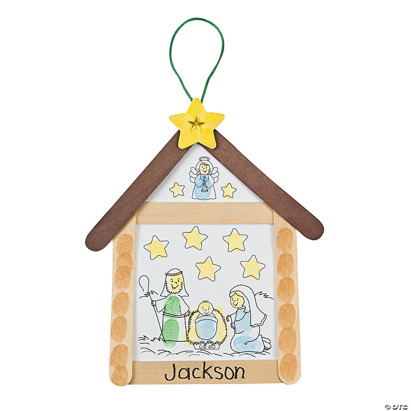 Nativity Thumbprint Sign Craft Kit- Makes 12