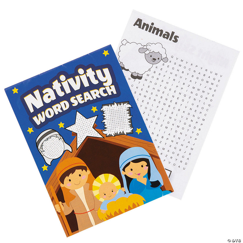 Nativity Word Search Books - 24 Pc.