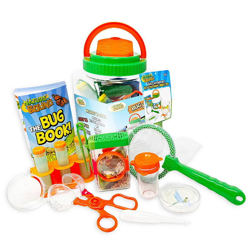 Nature Bound Bug Catcher Kit – 20pc Habitat, Net, Tools, Activity Book ...