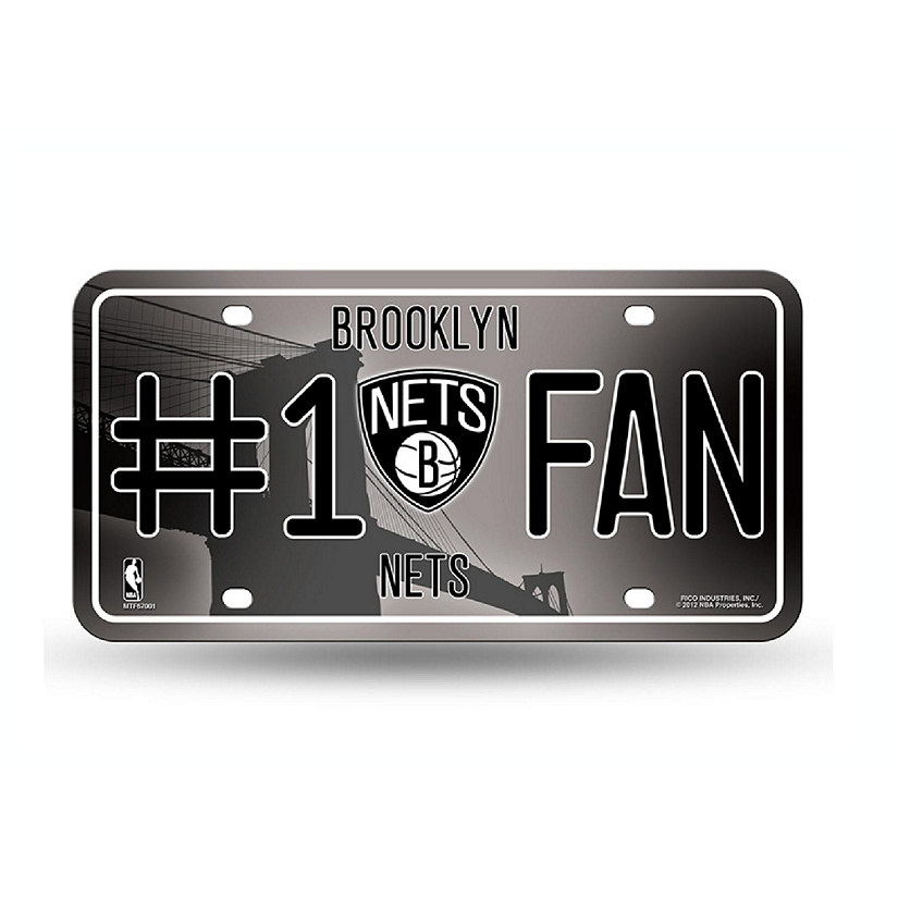 NBA Brooklyn Nets License Plate | Oriental Trading