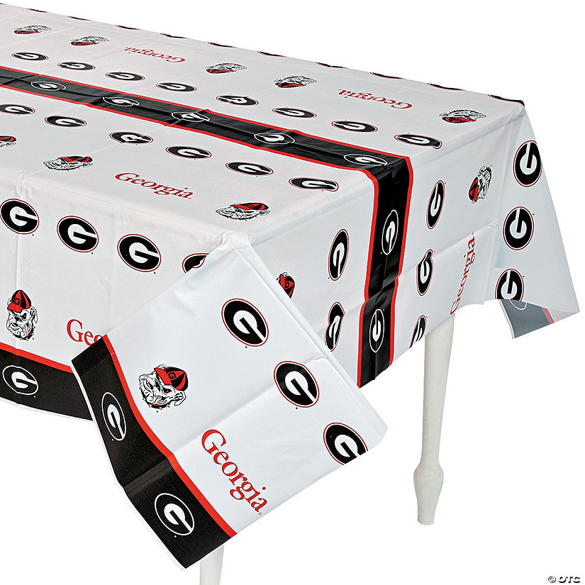 NCAA™ Georgia Bulldogs Plastic Tablecloth - Discontinued