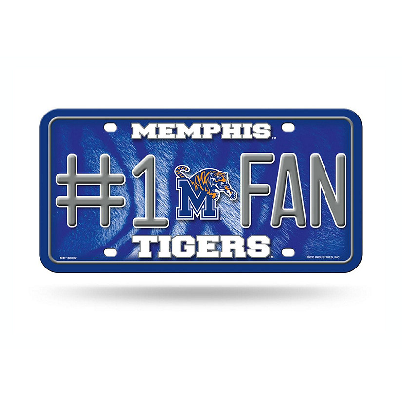 NCAA Memphis Tigers License Plate | Oriental Trading