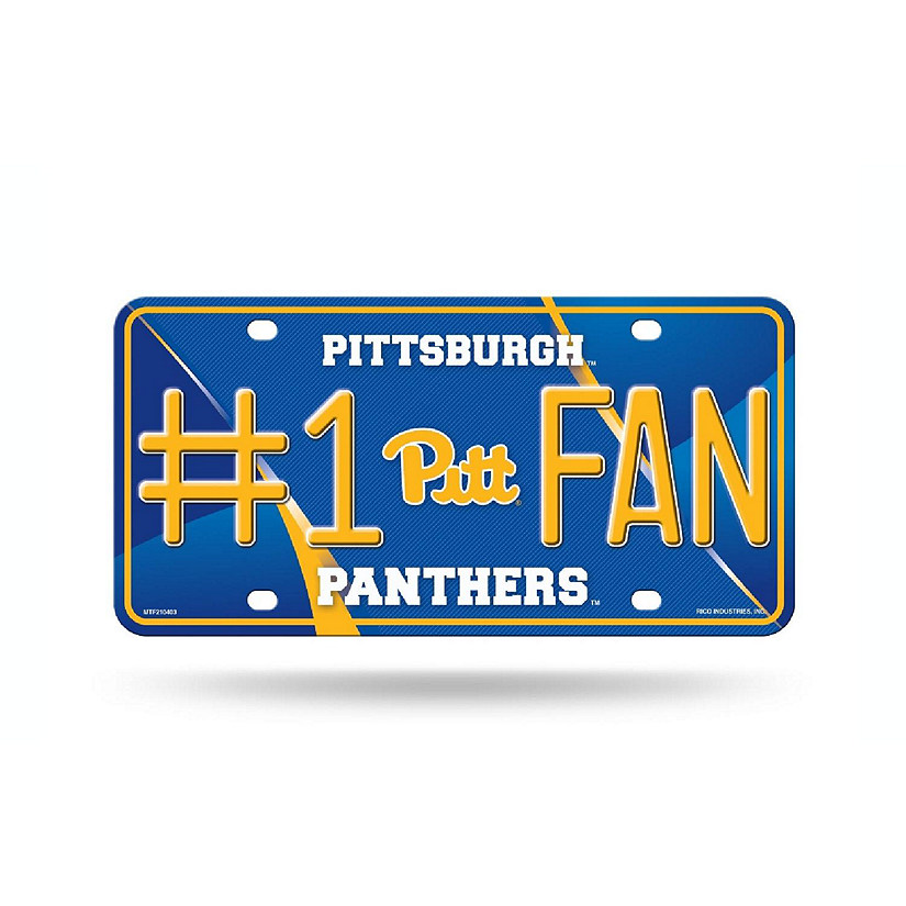 NCAA Pitt Panthers License Plate