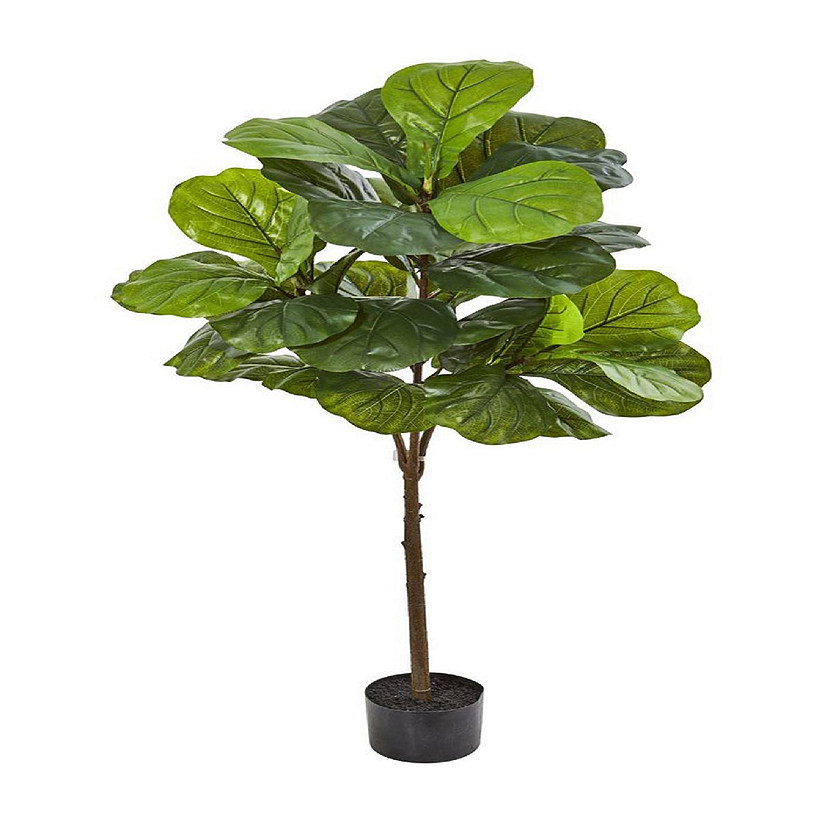 Nearly Natural 54" Fiddle Leaf Artificial Tree (Real Touch)