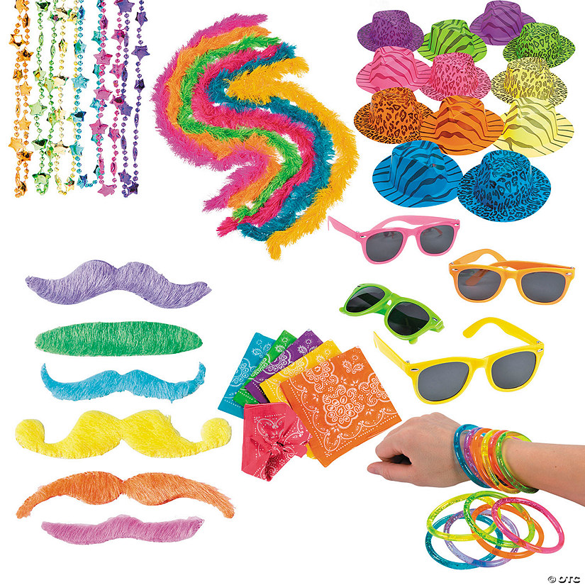 Neon Apparel Party Kit - 252 Pc. | Oriental Trading