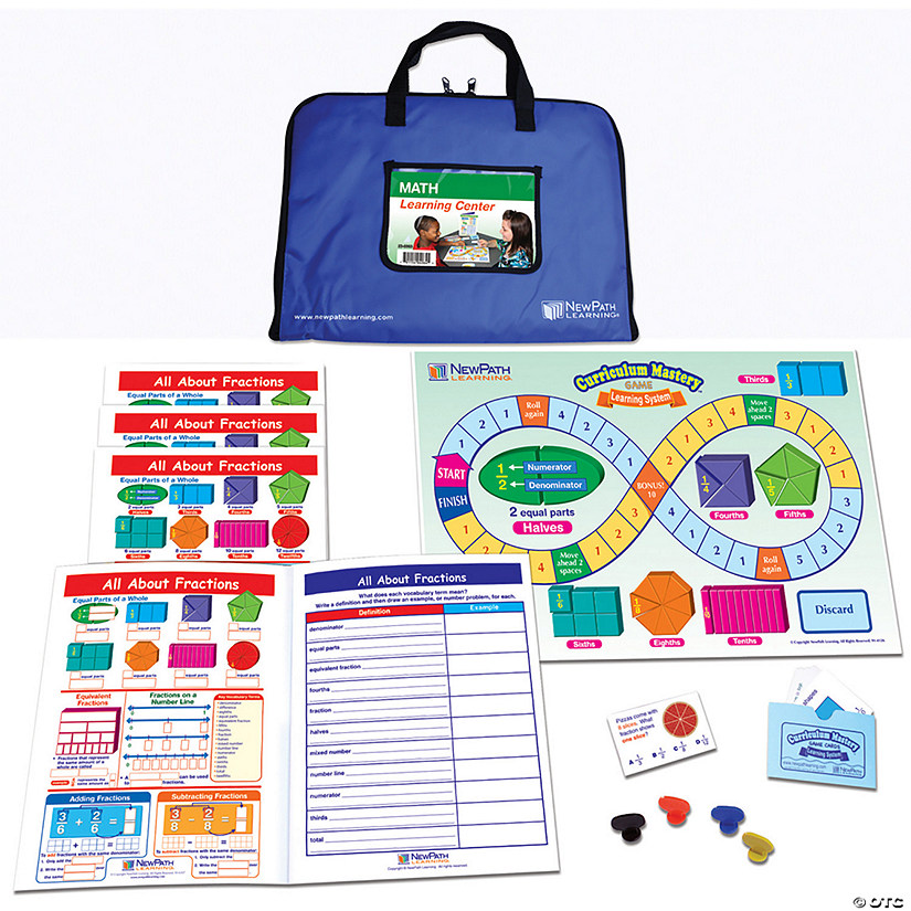 NewPath Learning All About Fractions Learning Center, Grade 3-5 ...