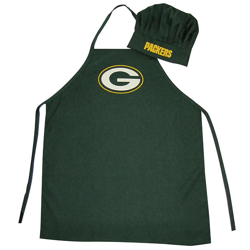 NFL Apron & Chef Hat Combo - Green Bay Packers | Oriental Trading
