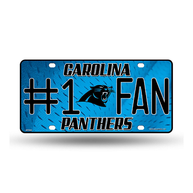 NFL Carolina Panthers License Plate