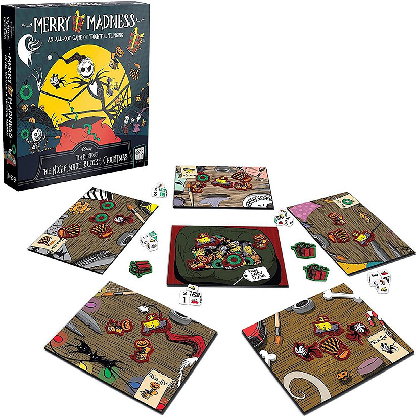Nightmare Before Christmas Merry Madness Dice Game