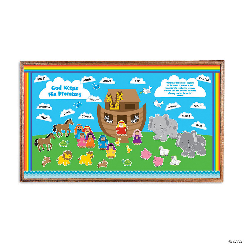 Noah's Ark Bulletin Board Set - 91 Pc. | Oriental Trading