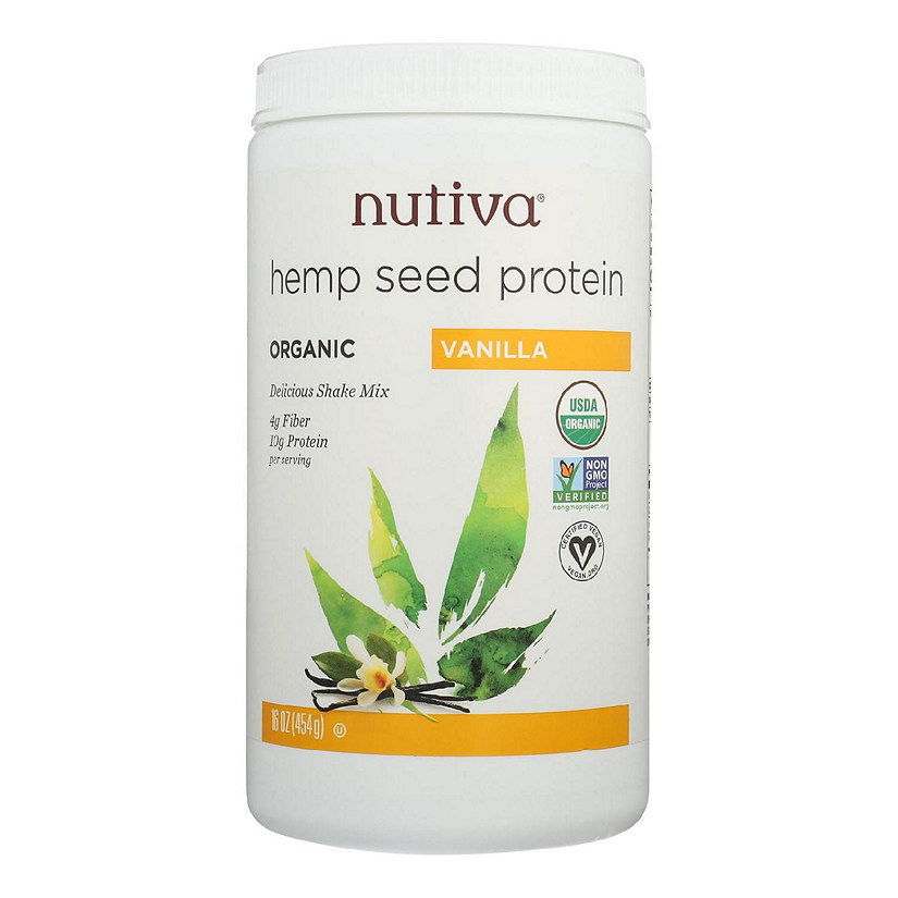 Nutiva Organic Hemp Shake Vanilla - 16 oz