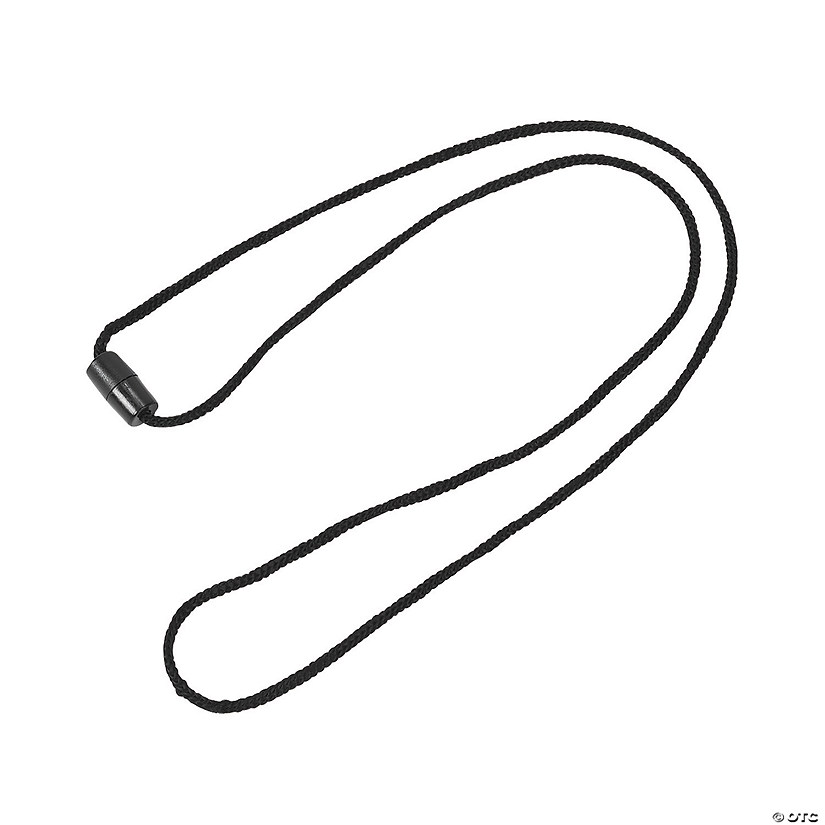 Nylon Black Cord Lanyards - 100 Pc. | Oriental Trading