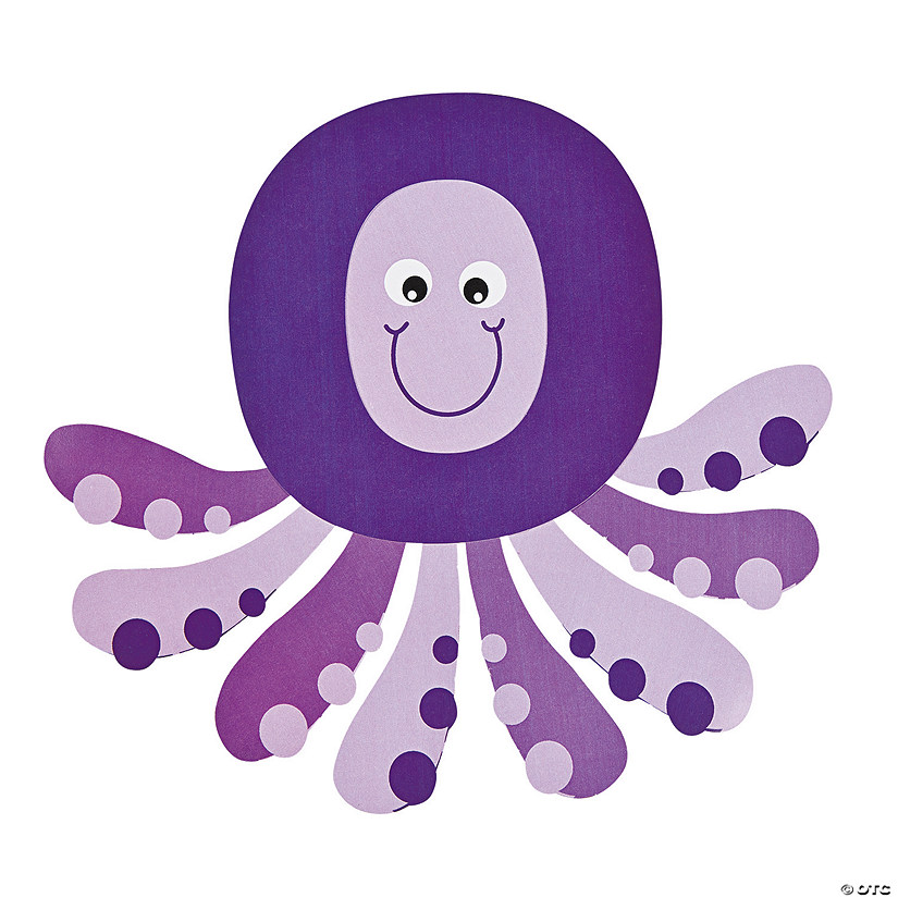 “O Is For Octopus” Lowercase Letter O Craft Kit - Discontinued