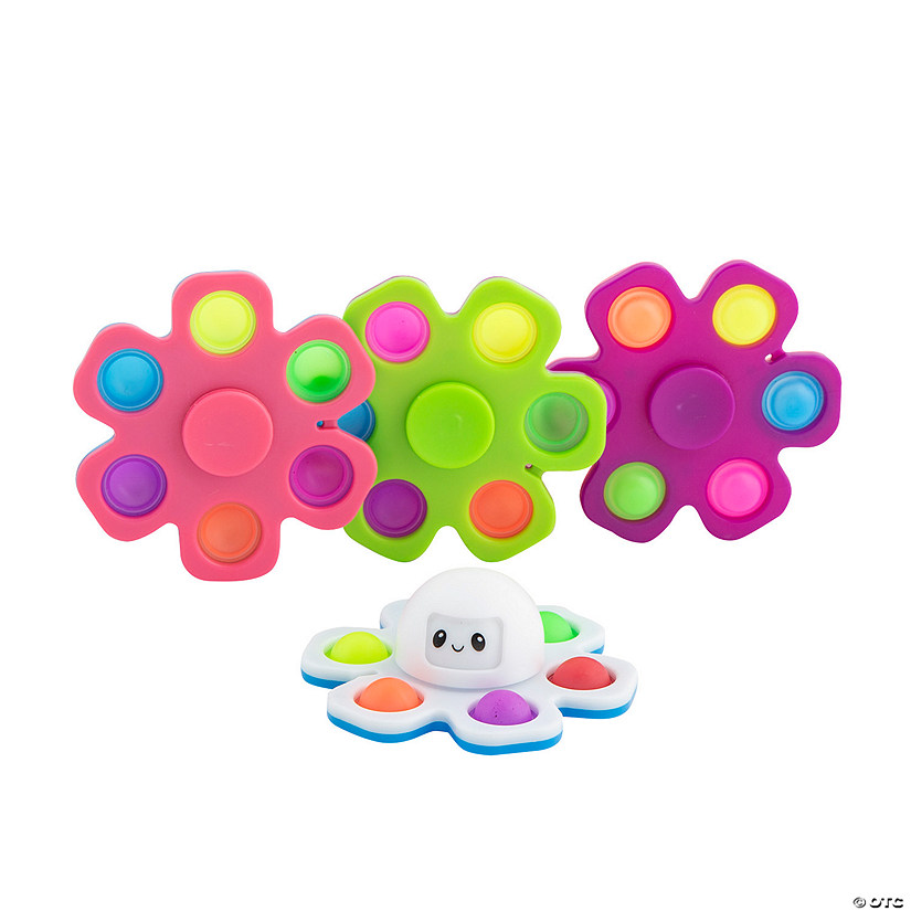 Octopus Fidget Spinning Tops - 12 Pc. | Oriental Trading