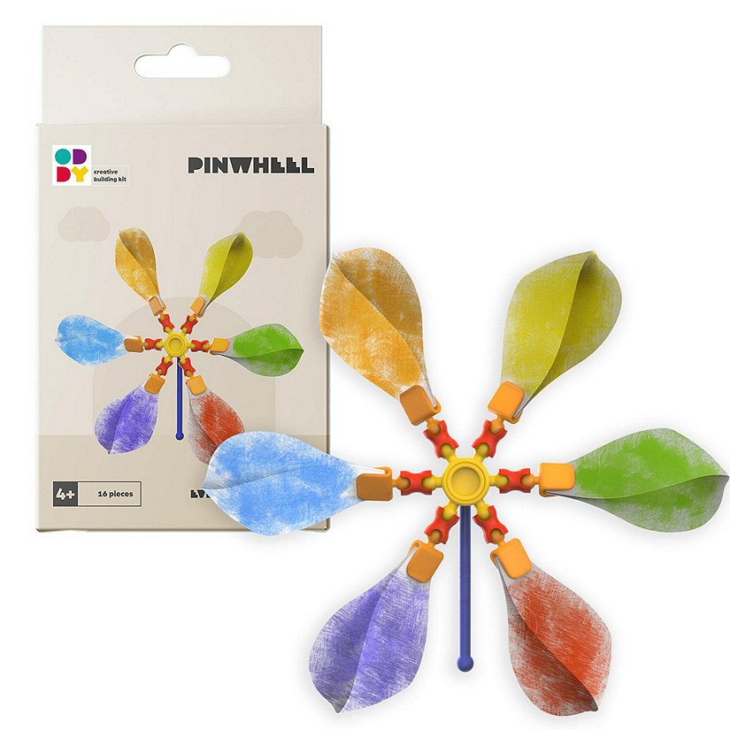 Oddy Mini Pinwheel 16 Piece Building Kit | Oriental Trading