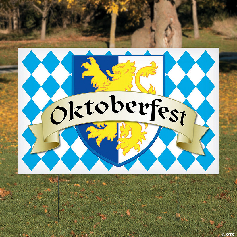Oktoberfest Yard Sign | Oriental Trading