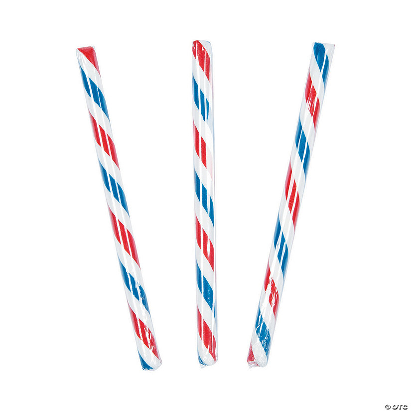 Old-Fashioned Patriotic Hard Candy Sticks - Discontinued