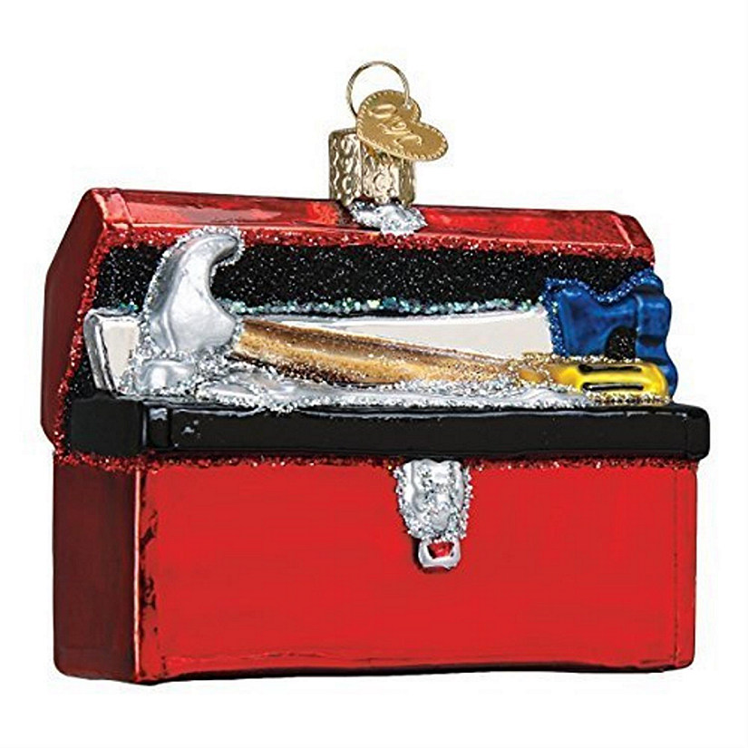 Old World Christmas Hanging Handcrafted Toolbox Tree Ornament ...
