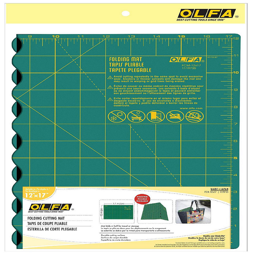 OLFA Folding Cutting Mat 12"X17" | Oriental Trading