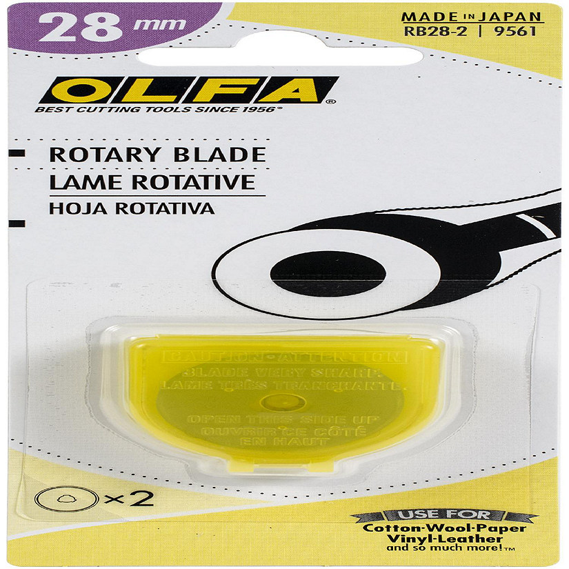 OLFA Rotary Blade 28mm 2/Pkg | Oriental Trading