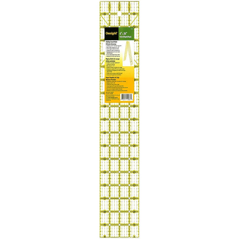 Omnigrid Rectangle Folding Ruler - 4 x 36 in.