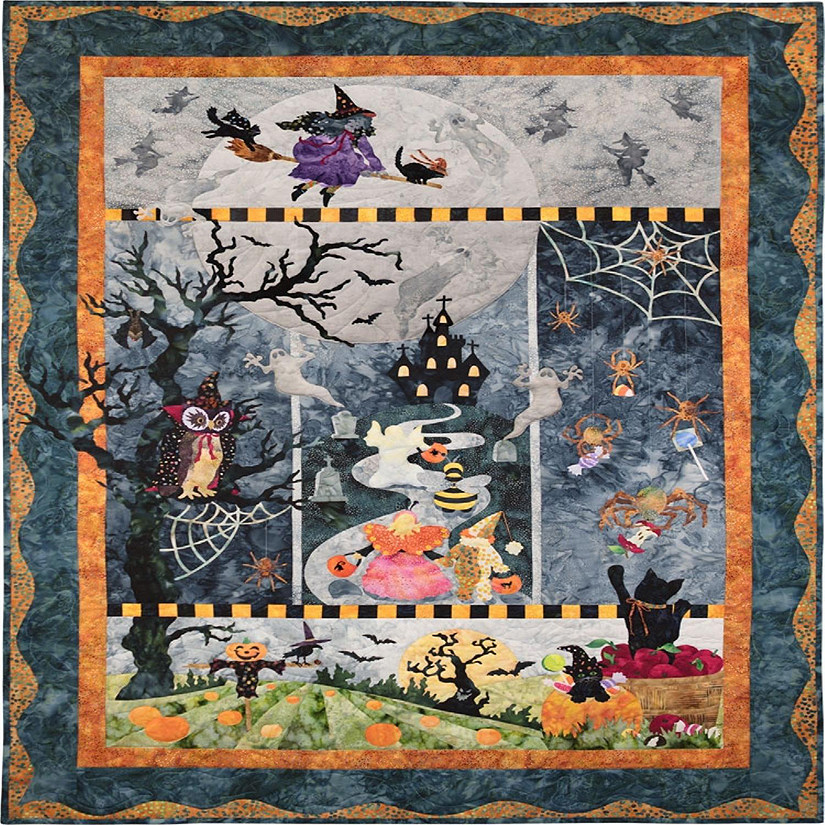 Once in a Boo Moon Complete 5 Pattern Set Applique Pattern by McKenna Ryan