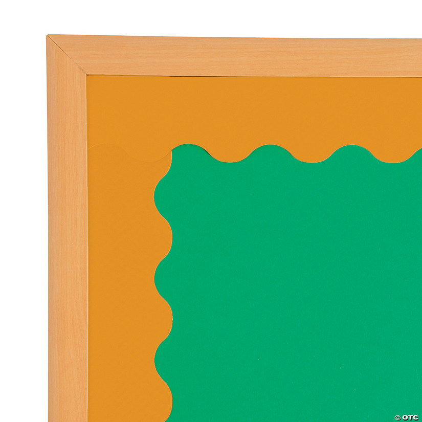 Orange Scalloped Bulletin Board Borders - Discontinued