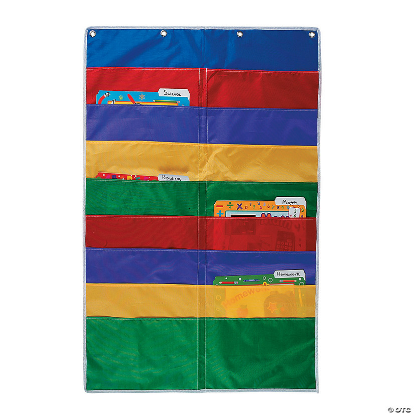 Organization Station Jumbo Pocket Chart | Oriental Trading