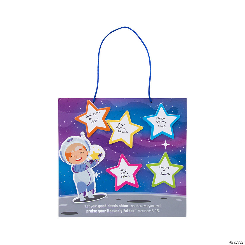 Outer Space VBS Help Others Sign Craft Kit - Makes 12 - Discontinued