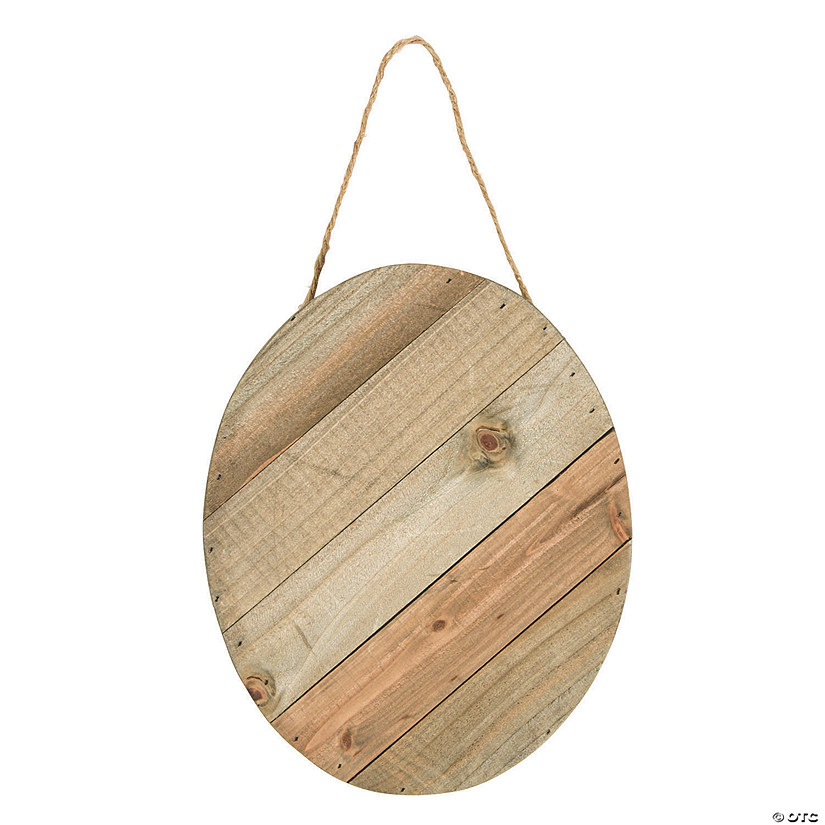 Oval Diagonal Plank Sign - Discontinued