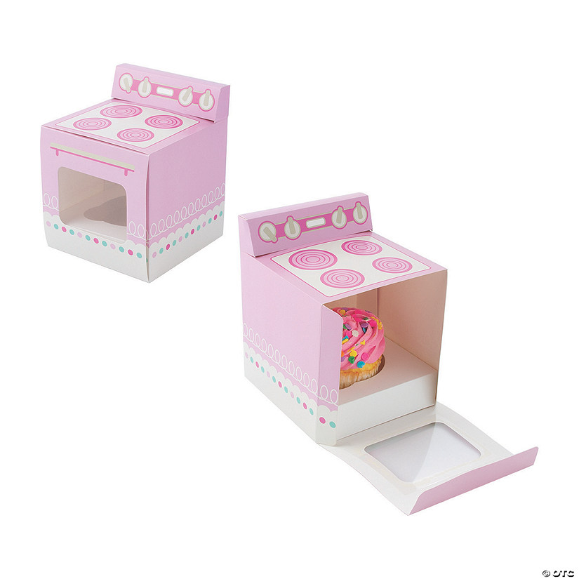 Oven Cupcake Favor Boxes - 12 Pc. | Oriental Trading