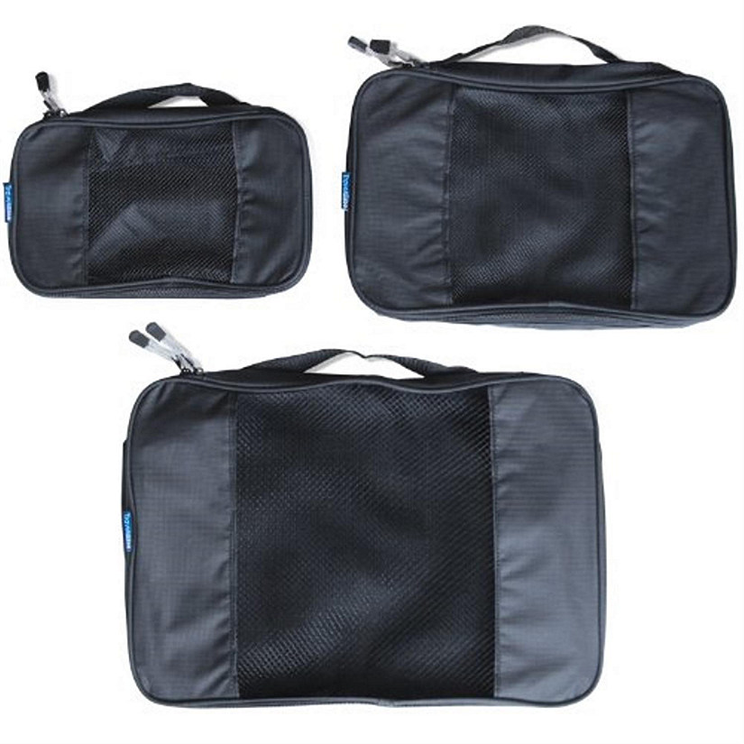 Packing Cubes - 3 Piece Set Black | Oriental Trading