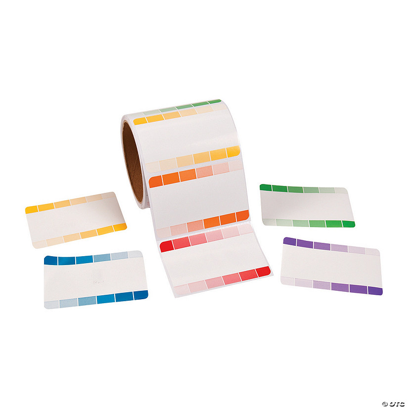Paint Chip Name Tags/Labels - Discontinued