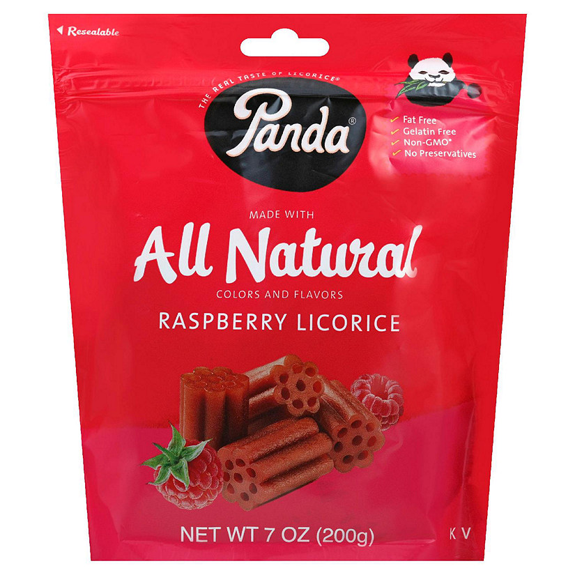Panda Licorice Chew Raspberry 7 oz (Pack of 8) | Oriental Trading