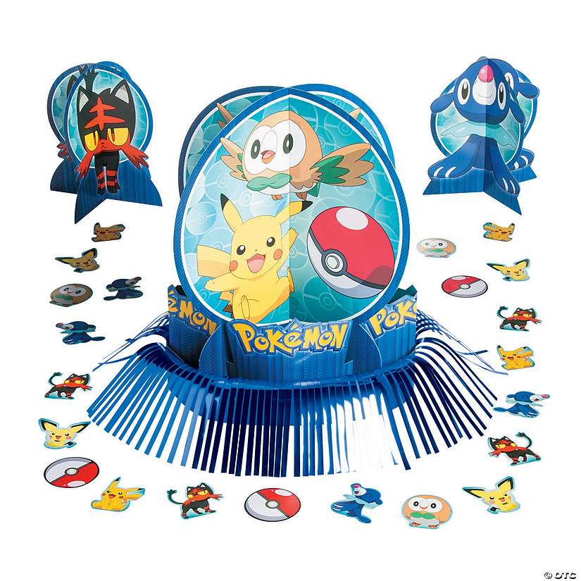 Paper Pikachu & Friends Table Decorating Kit - Discontinued