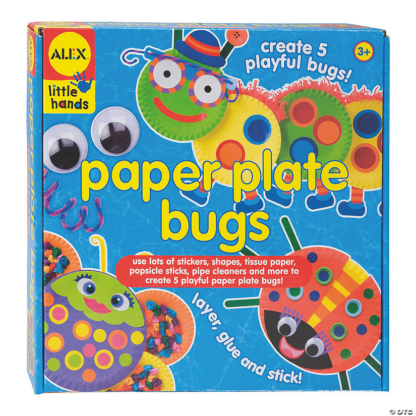 Paper Plate Bugs Kit- | Oriental Trading