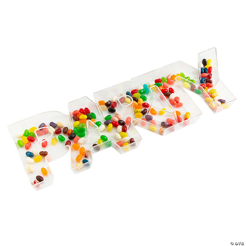 Party Fillable Letter Candy Dish | Oriental Trading
